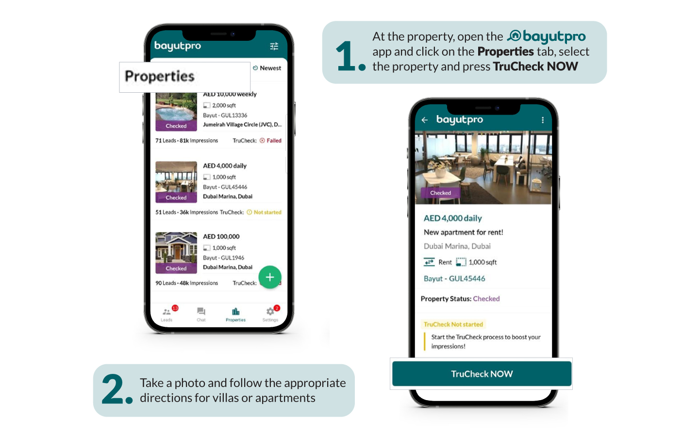 Guide to the TruCheck badge: TruCheck VAS, Admin and More