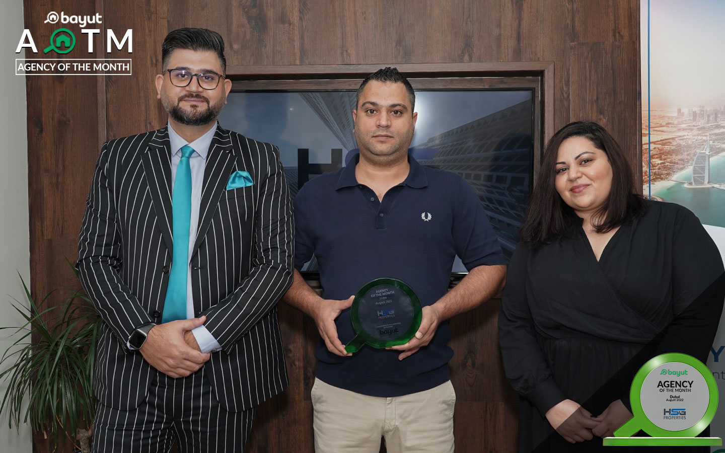 Agency of the Month from Dubai for August 2022: Congratulations, HSG Properties LLC