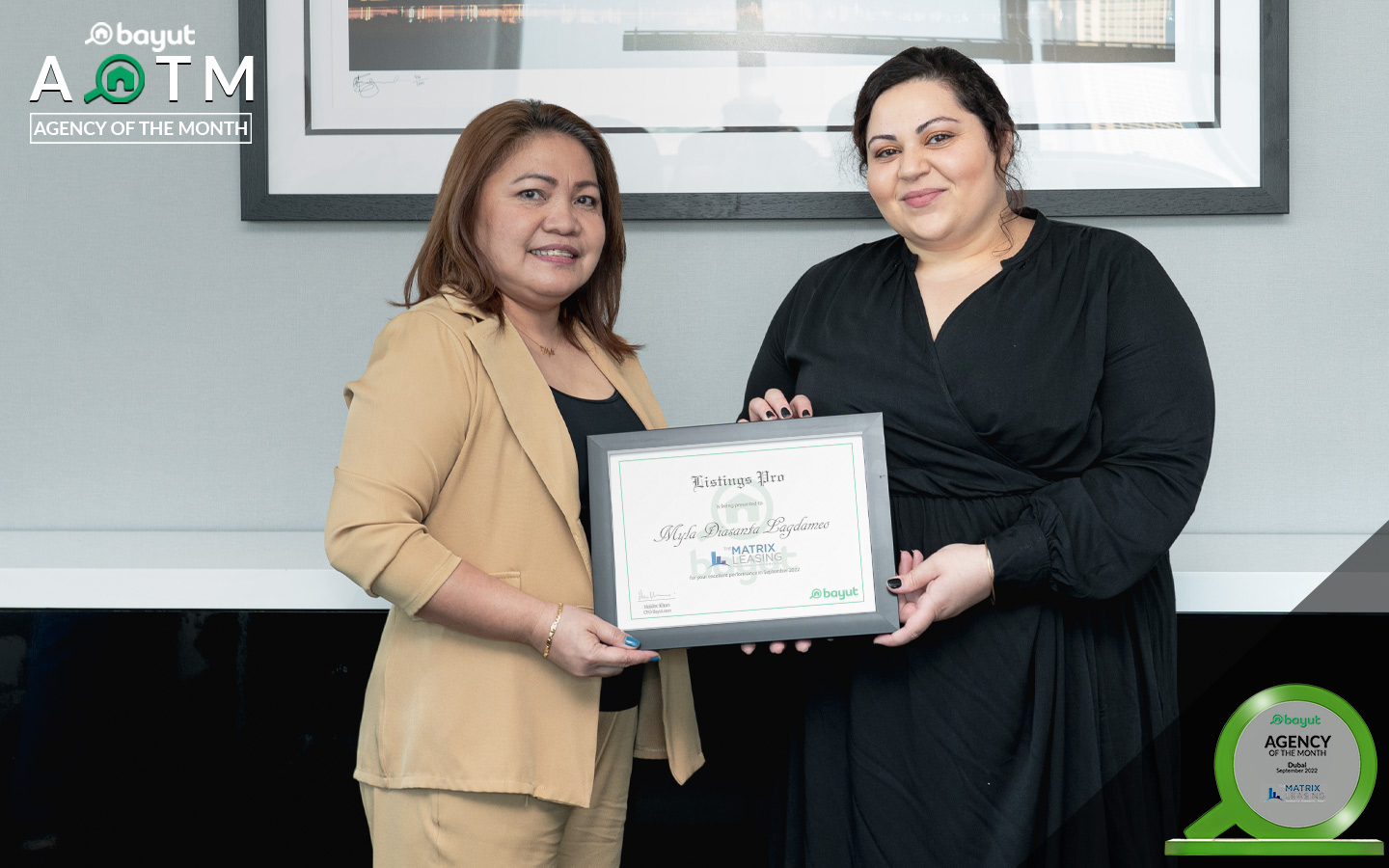 Agency of the Month Dubai September 2022: The Matrix Leasing Property ...
