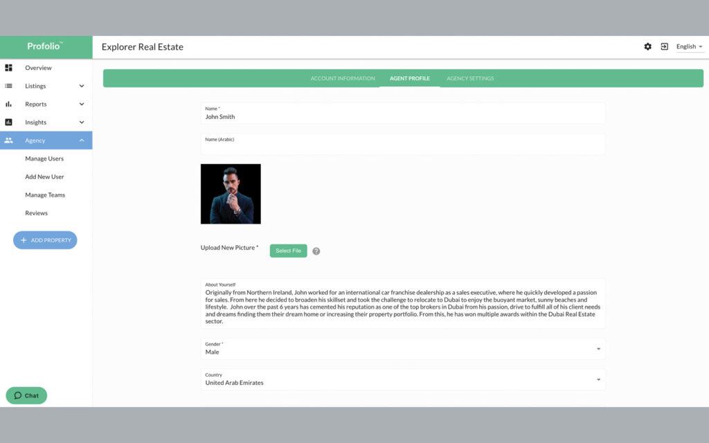 How To Set Up Your Bayut Agent Profile On Profolio