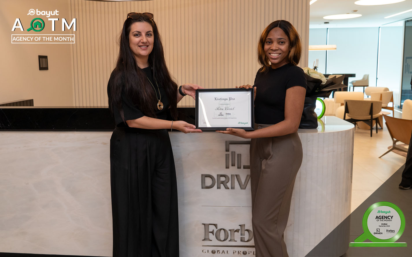 Agency of the Month Dubai September 2023: Driven Properties